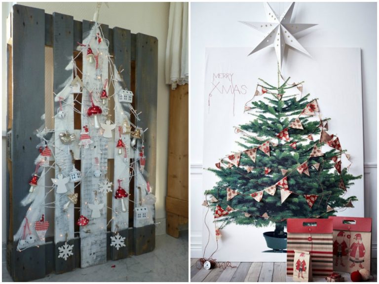 15 Increíbles ideas para crear tu Propio Árbol de Navidad este año!