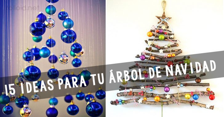 15 Increíbles ideas para crear tu Propio Árbol de Navidad este año!