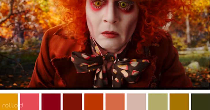 Convierten las escenas de tus películas favoritas en paletas de colores